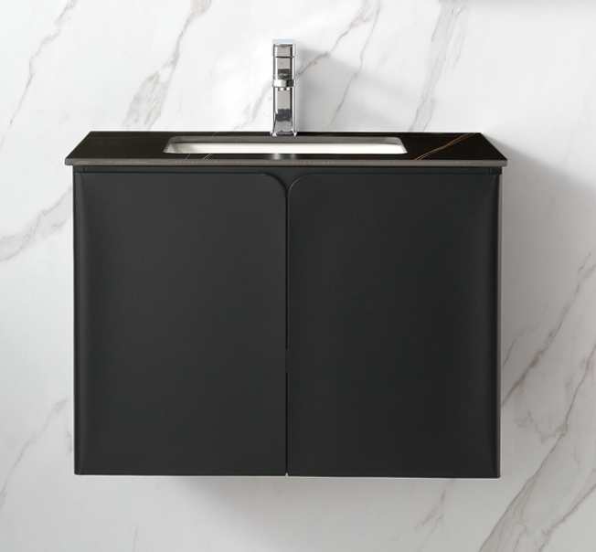 AQUAFINY ROUND CORNER 700mm 2-DOOR STAINLESS STEEL VANITY CABINET - SYH ...